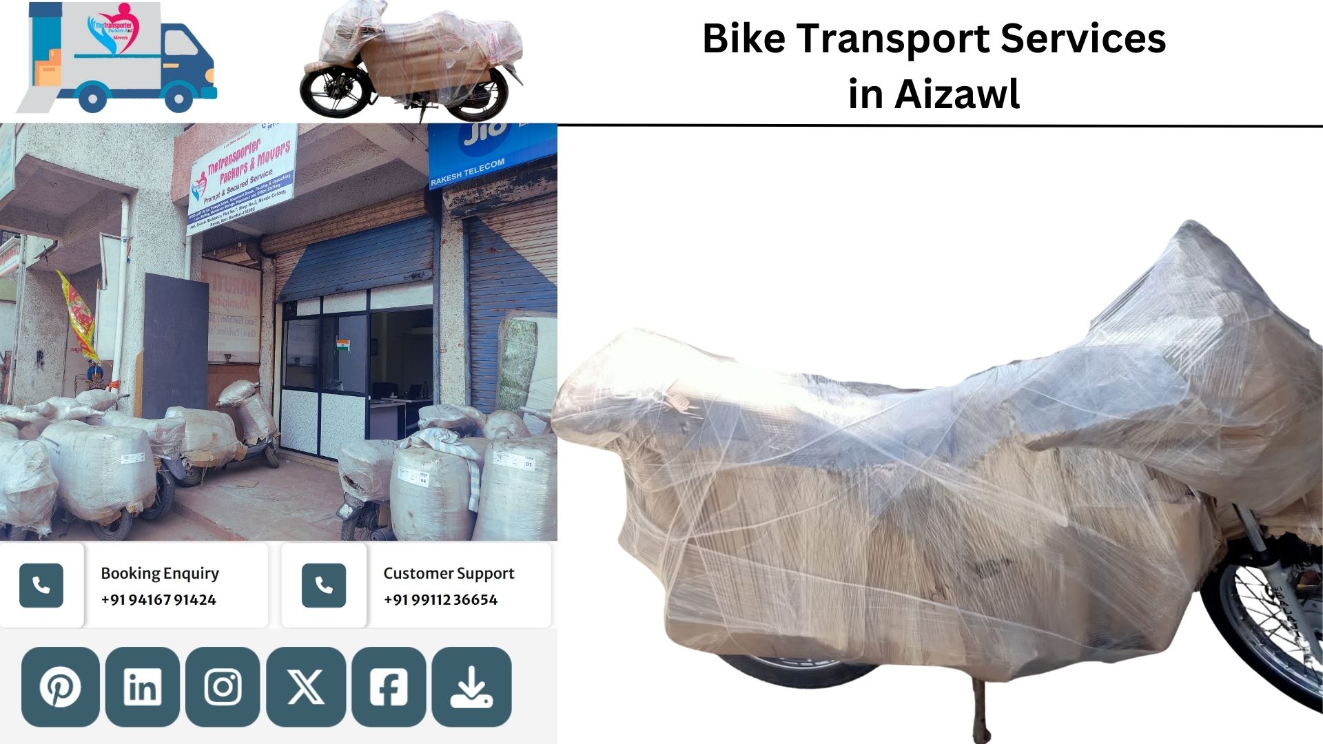 Trusted Bike Transport Services in Aizawl | Two-Wheeler Courier and ...
