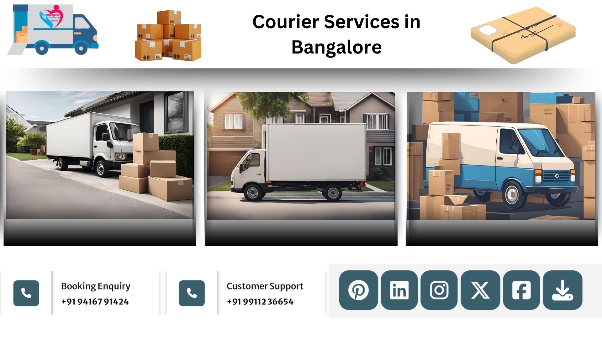 Courier Services in Bangalore | TheTransporter