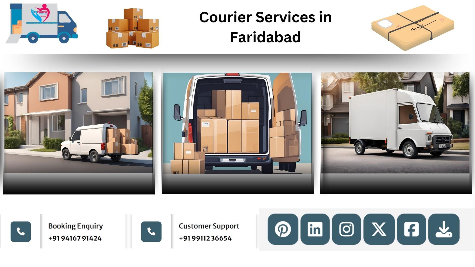 Courier Services in Faridabad | TheTransporter