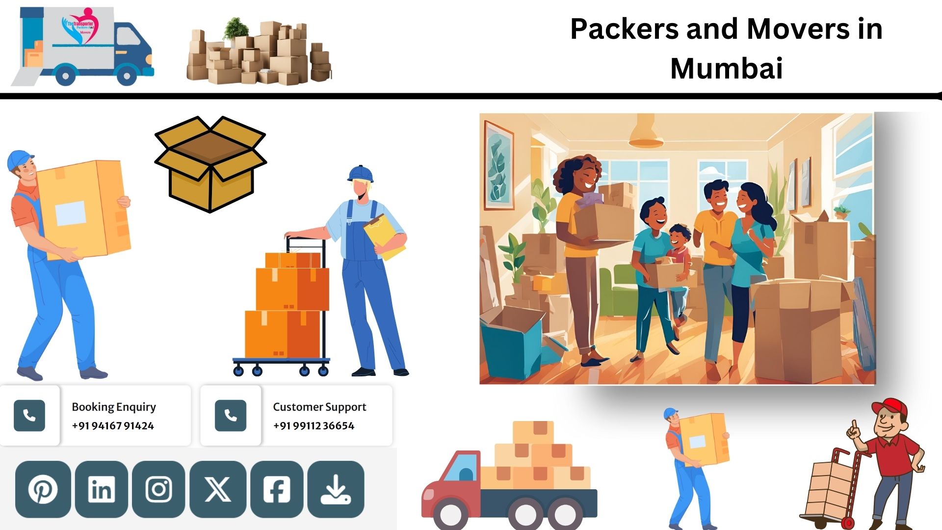 Movers and Packers in Mumbai with Updated Price List and Charges