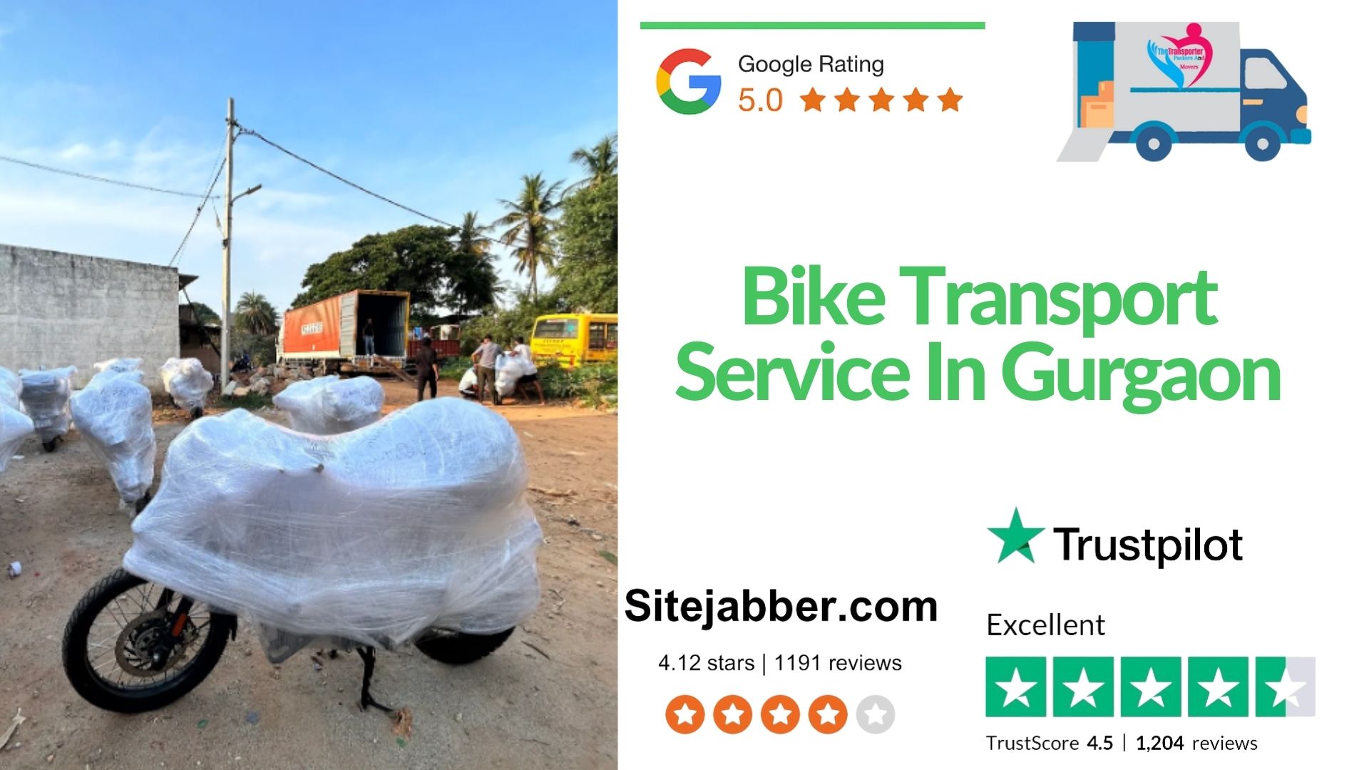Trusted Bike Parcel Service in Gurgaon | Nationwide Shipping