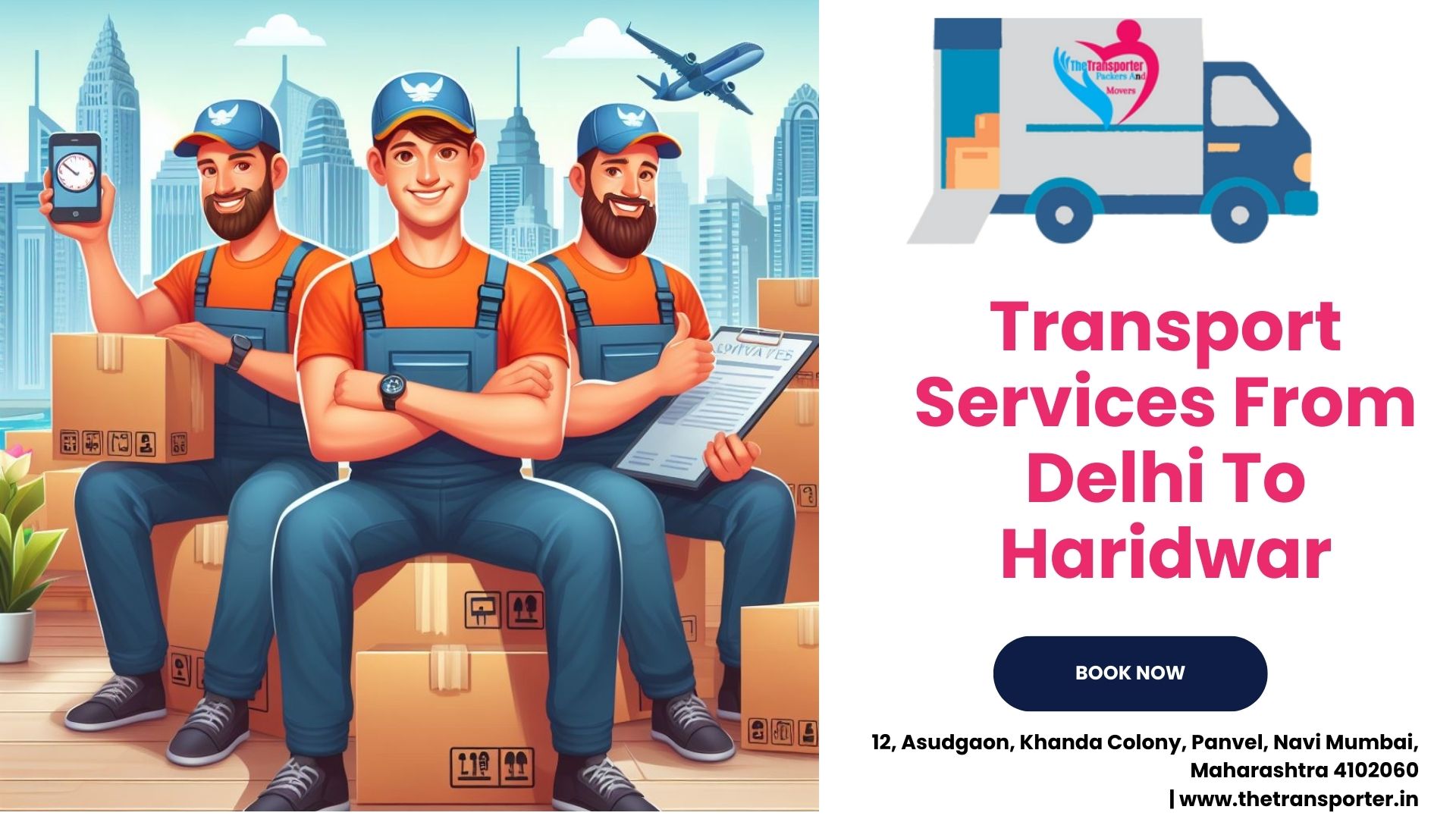 Affordable Transport Services From Delhi to Haridwar - TheTransporter