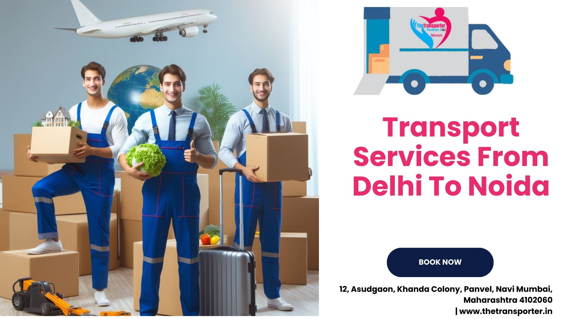 Best Car and Goods Transport Rates From Delhi to Noida | TheTransporter
