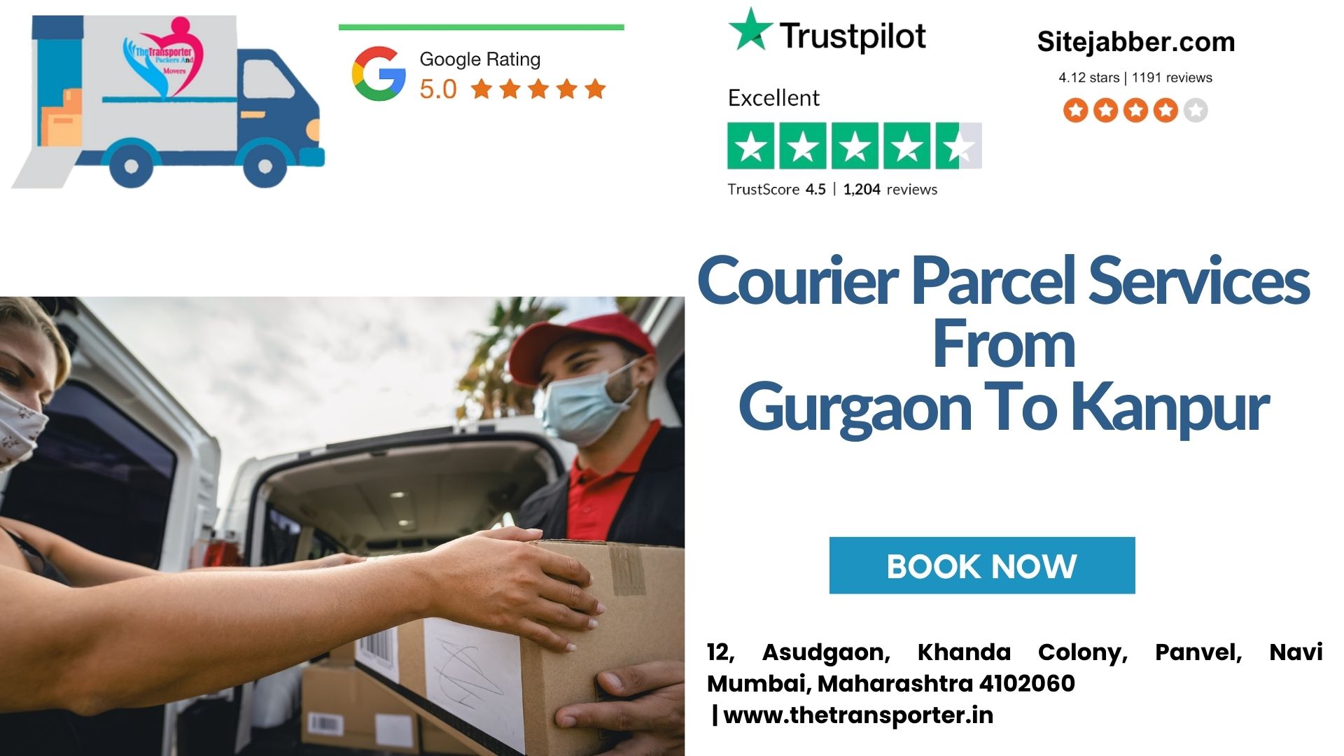 Efficient Luggage Transport From Gurgaon to Kanpur | TheTransporter