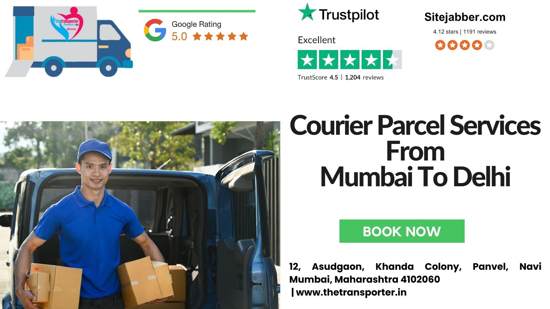 Reliable Courier and Luggage Services from Mumbai to Delhi | TheTransporter