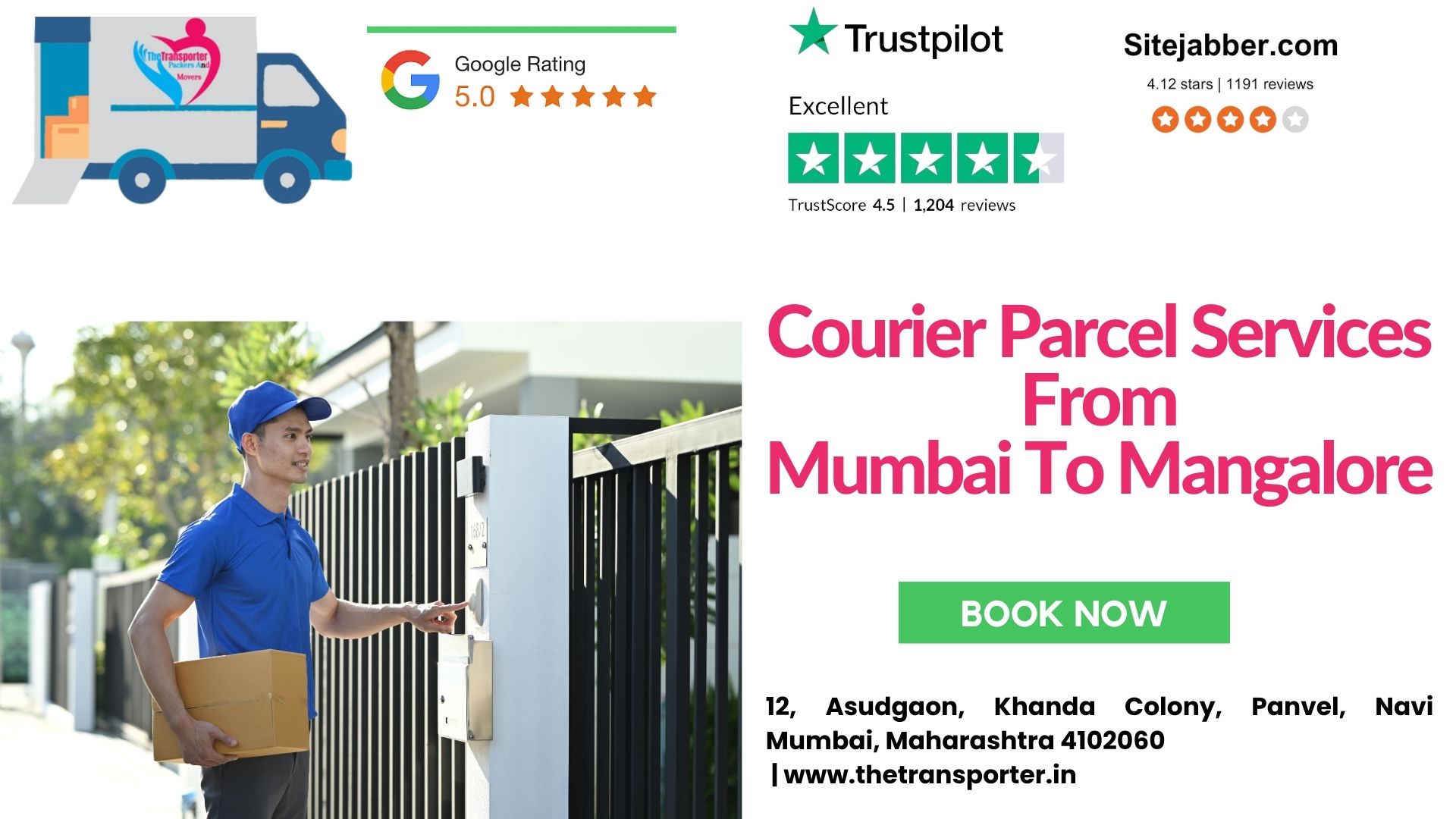 Swift Parcel and Courier Deliveries from Mumbai to Mangalore ...