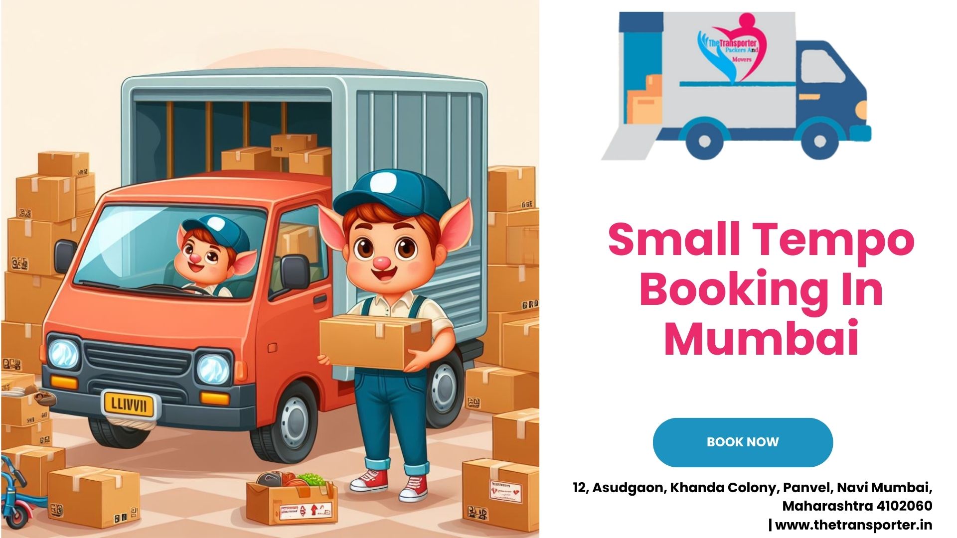 Tempo Services in Mumbai | TheTransporter Packers and Movers