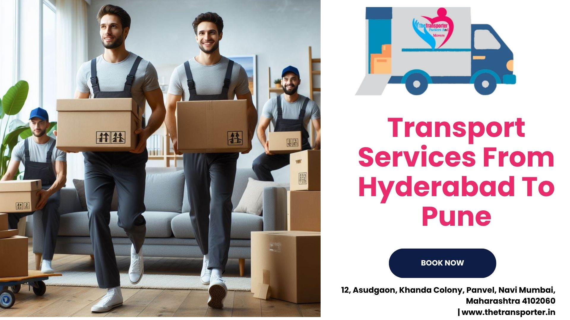 Transport Services from Hyderabad to Pune - TheTransporter