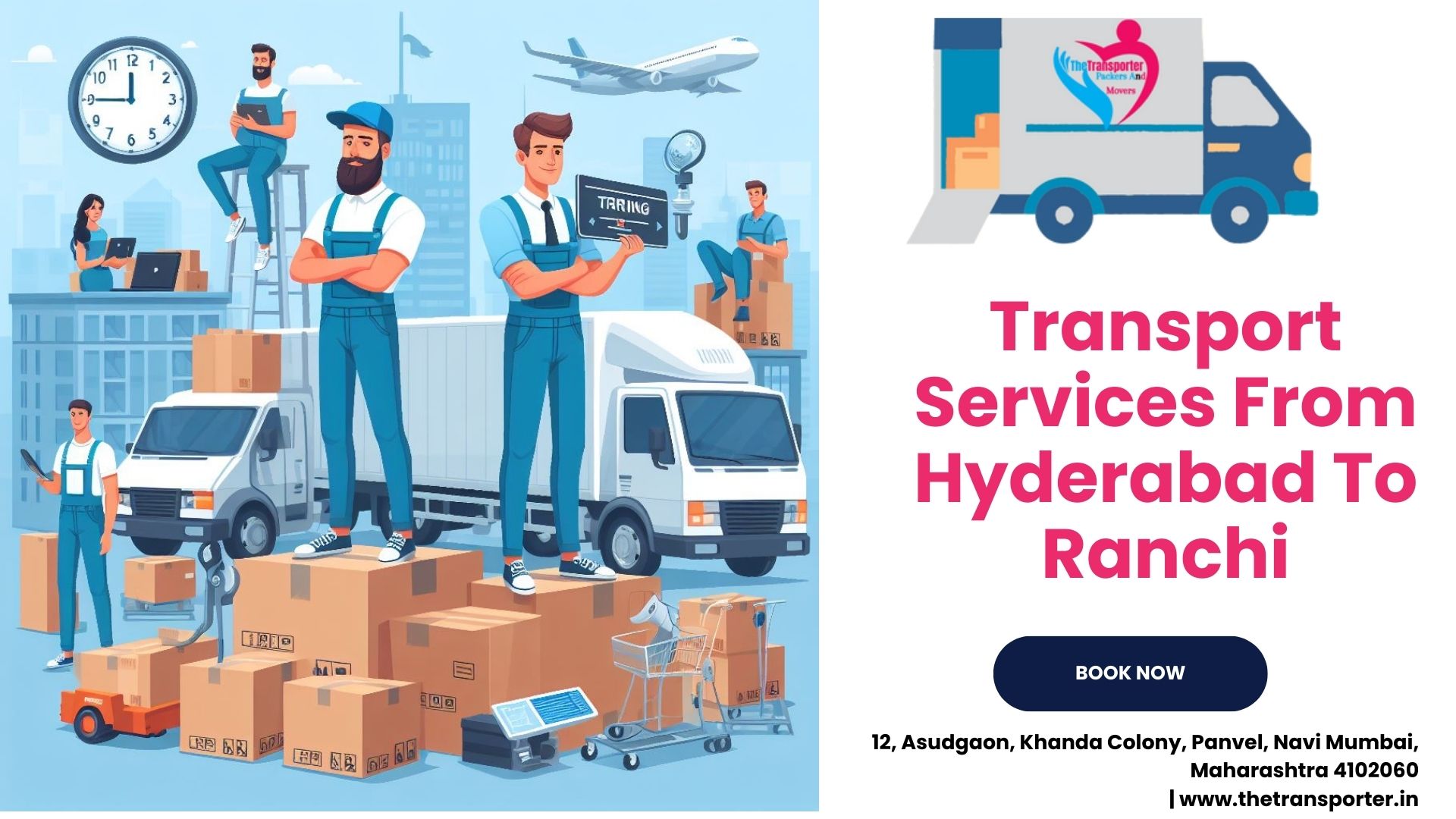 Goods and Luggage Transport Services from Hyderabad to Ranchi