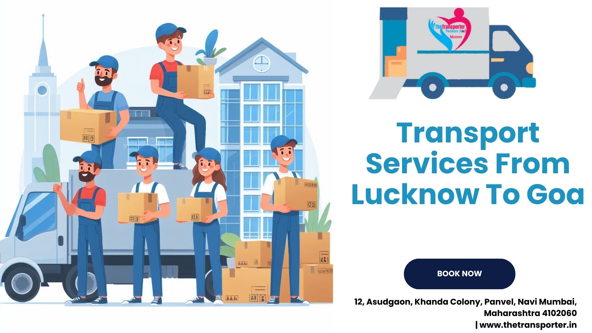 Goods and Truck Transport from Lucknow to Goa - TheTransporter