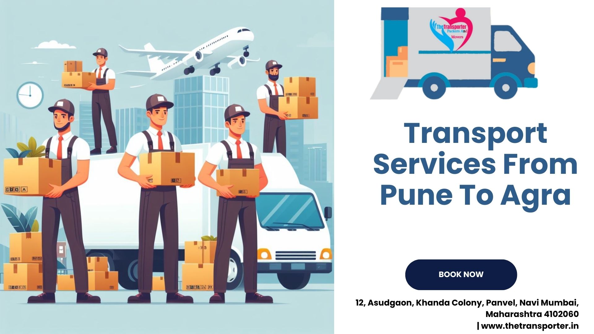 Bike and Luggage Transport from Pune to Agra | TheTransporter