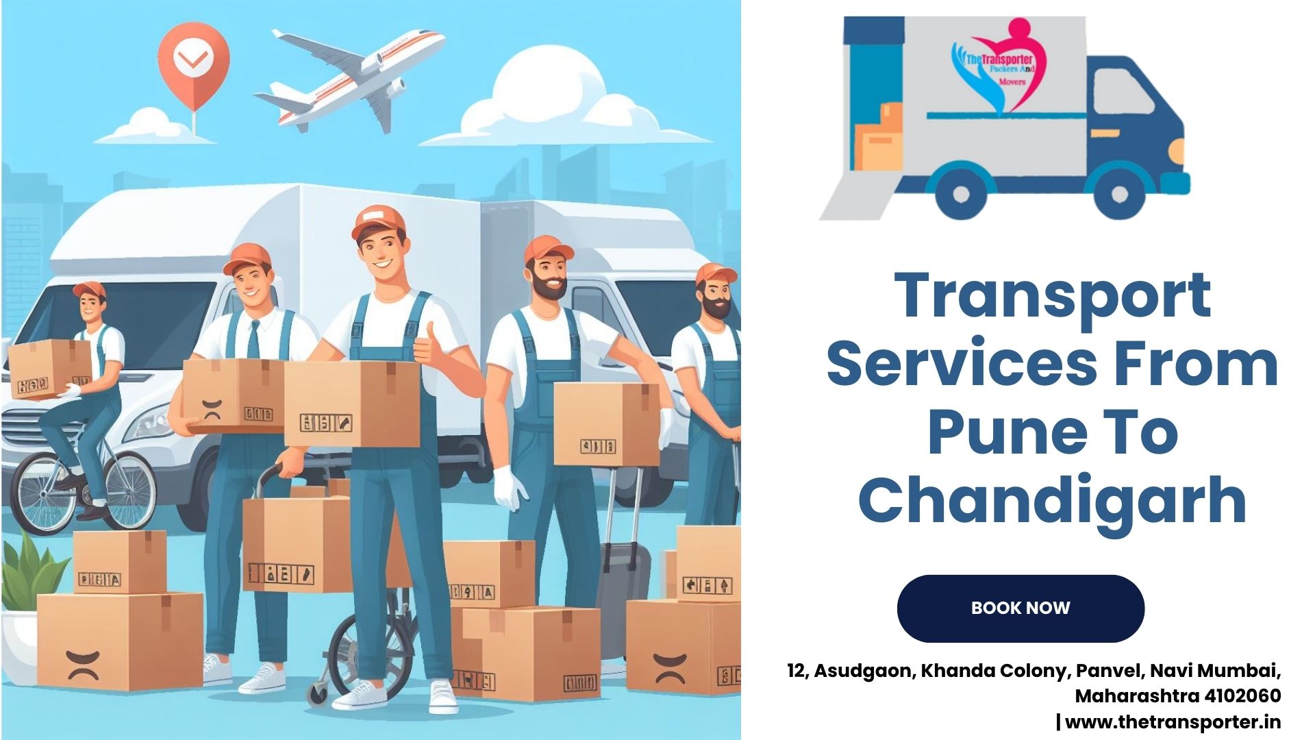 Truck and Car Transport Services from Pune to Chandigarh | TheTransporter