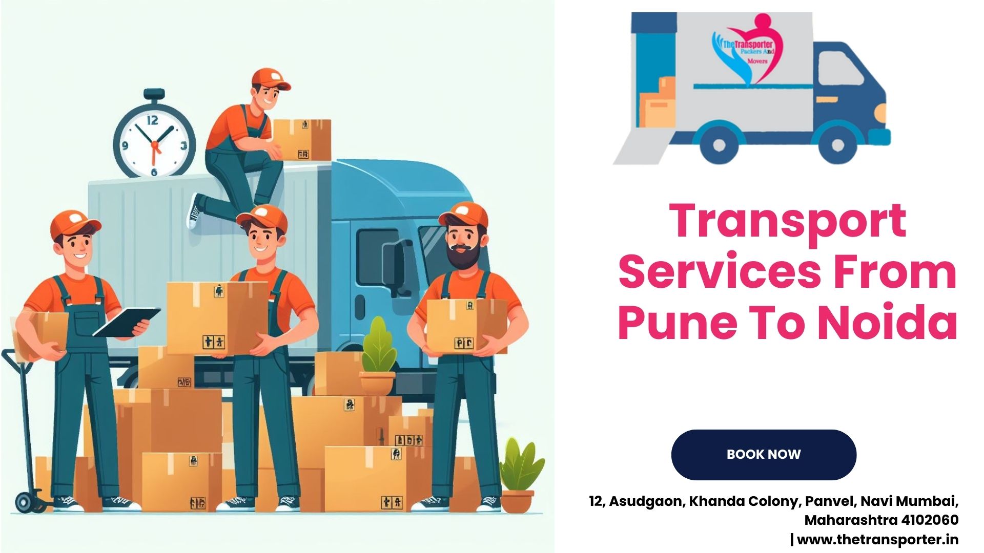 Car and Bike Transport Services from Pune to Noida - TheTransporter