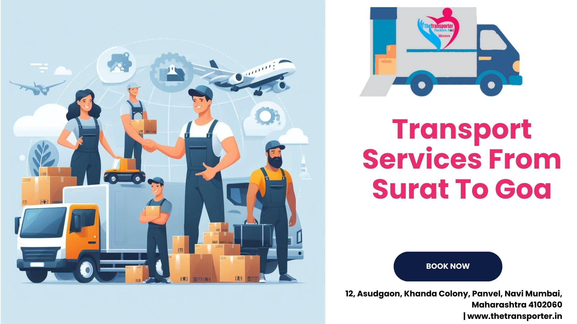 Efficient Surat to Goa Transport Services - TheTransporter