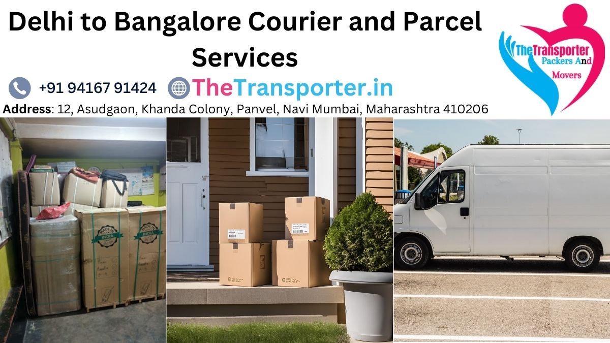 Same Day Courier Delhi to Bangalore | Book Parcel Easily