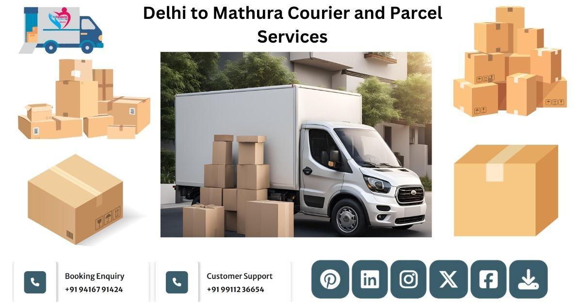 Top Parcel Courier from Delhi to Mathura - TheCourierer
