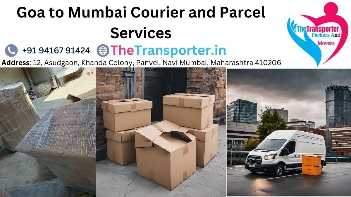 Courier Services from Goa to Mumbai - Parcel Cost from TheCourierer