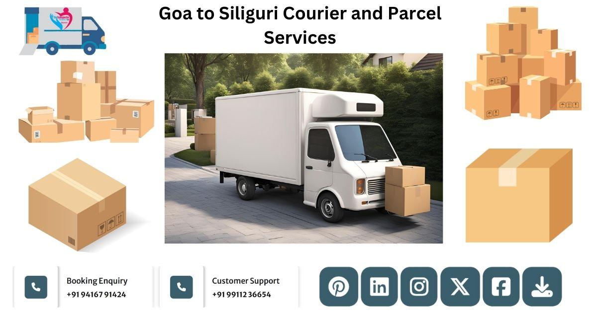 Courier Services for Parcel Courier from Goa to Siliguri