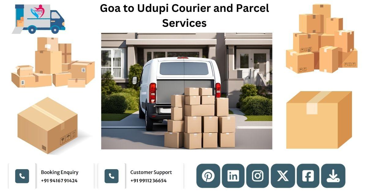 Courier Services from Goa to Udupi - Parcel Cost From