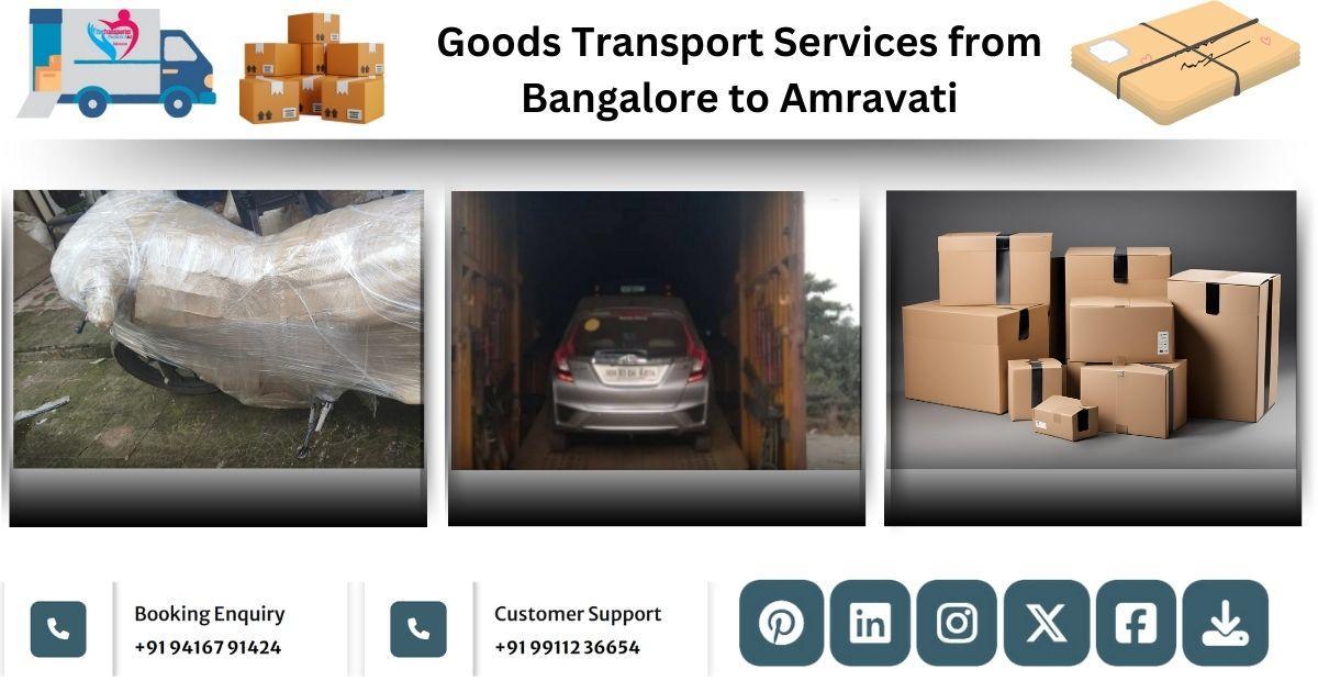 Luggage Transport Price from Bangalore to Amravati - TheTransporter