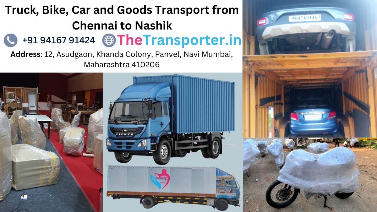 Trusted Goods Transport from Chennai to Nashik Trucks