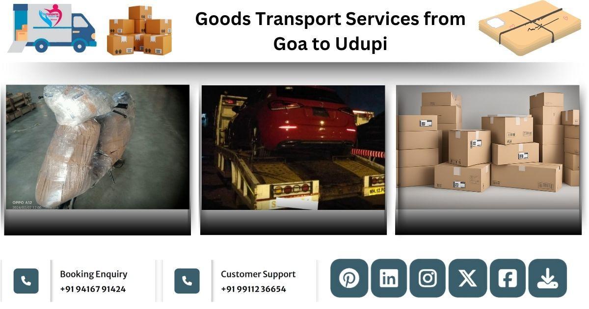 Reliable Transport from Goa to Udupi - Affordable Rates