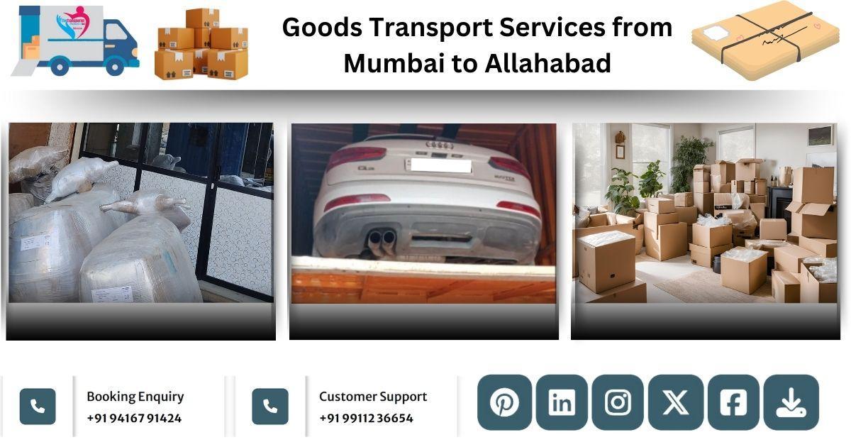 Goods Transport from Mumbai to Allahabad - TheTransporter Services