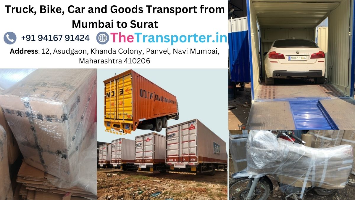 Mumbai to Surat Daily Goods Transport for Safe Move