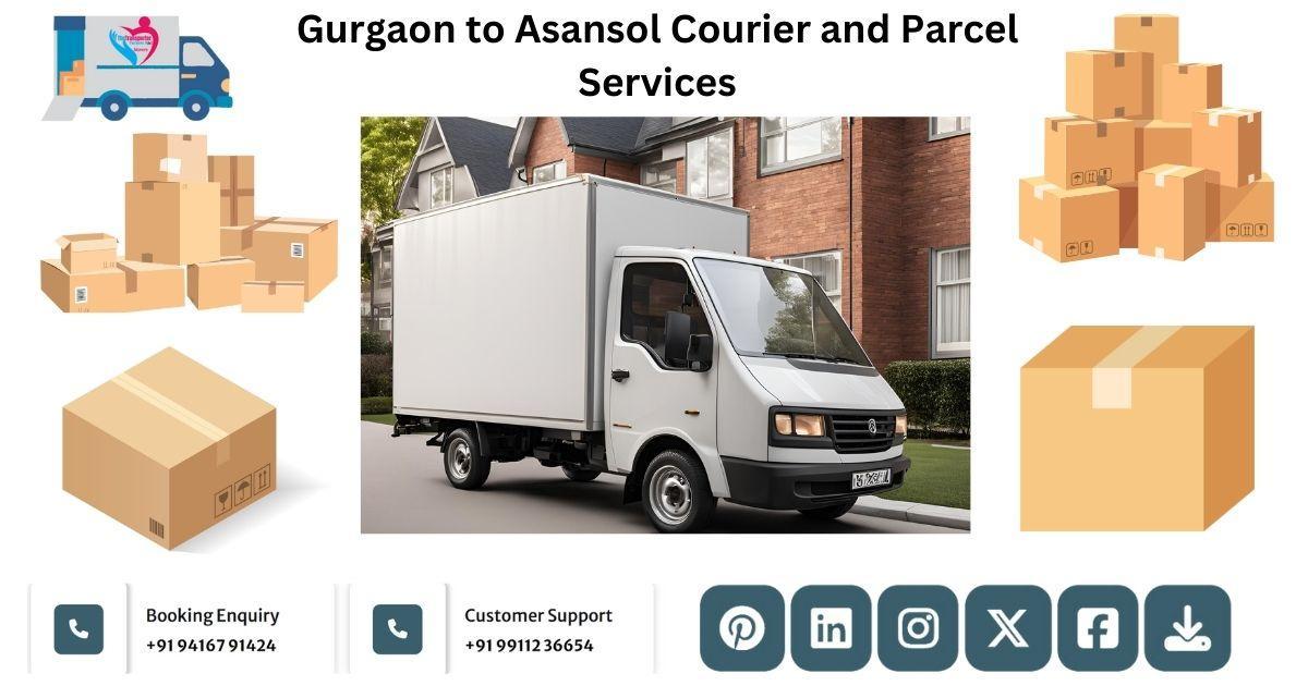 Affordable Parcel Delivery Services from Gurgaon to Asansol