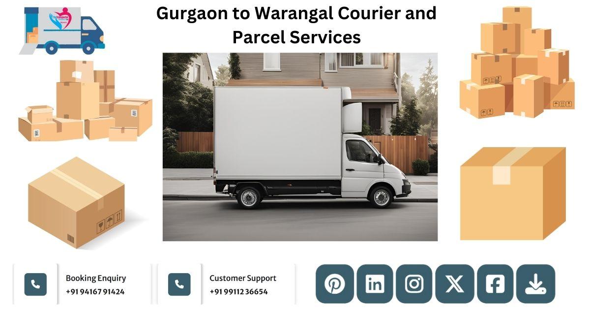 Efficient Parcel Services from Gurgaon to Warangal