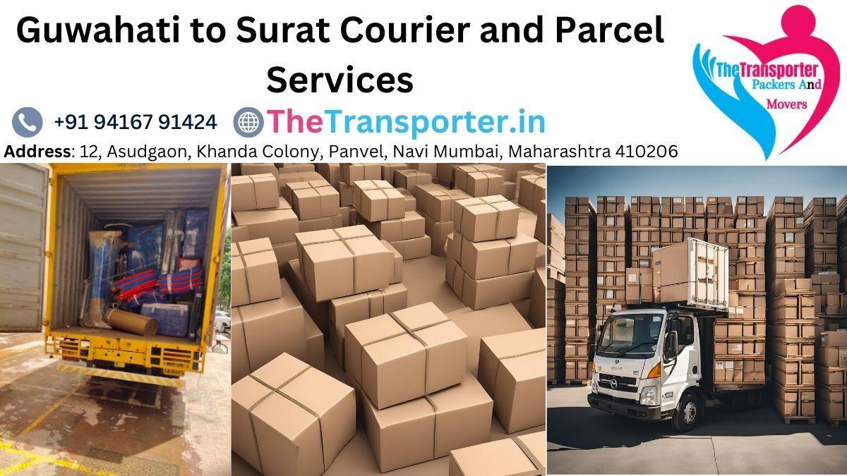 Suitcases Courier Services from Guwahati to Surat by TheCourierer