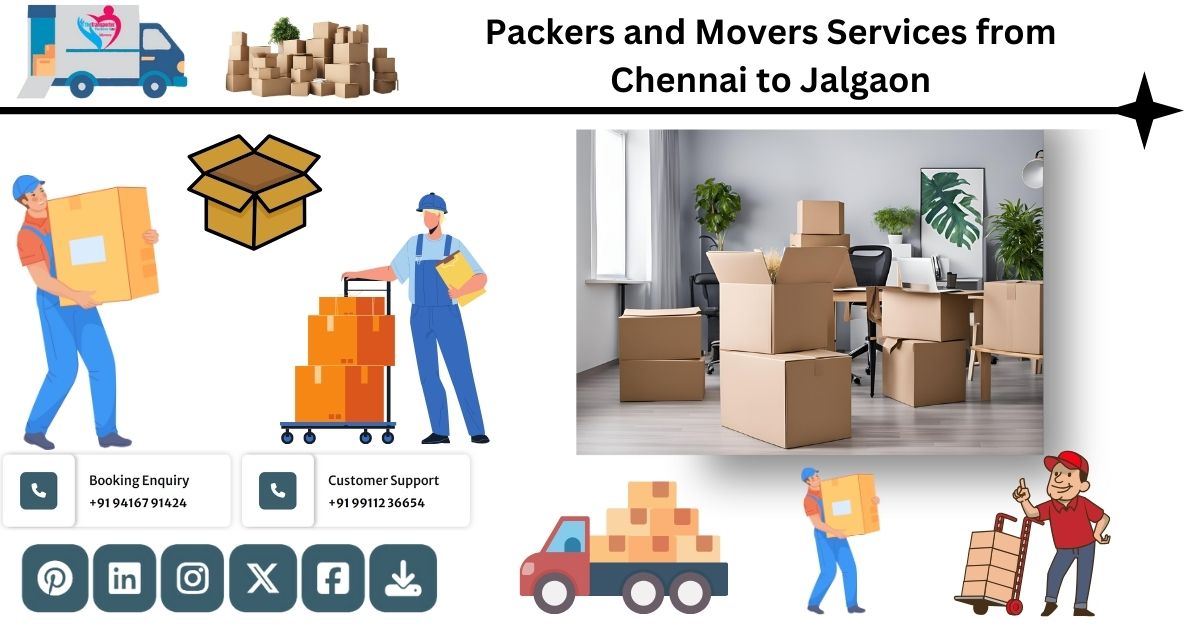 Trusted Packers and Movers from Chennai to Jalgaon | TheTransporter