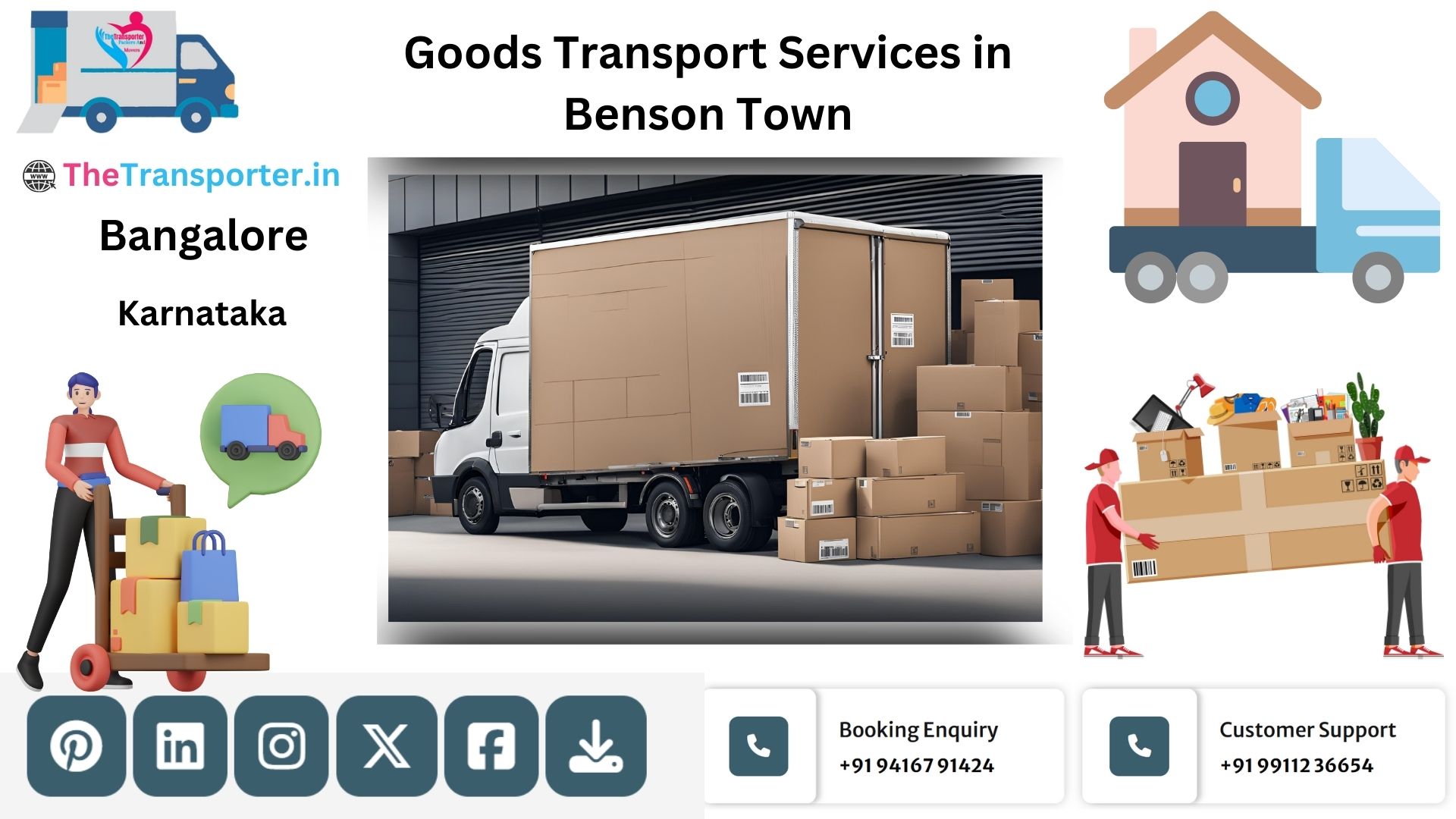 Benson Town Bangalore Transport | Safe and Fast
