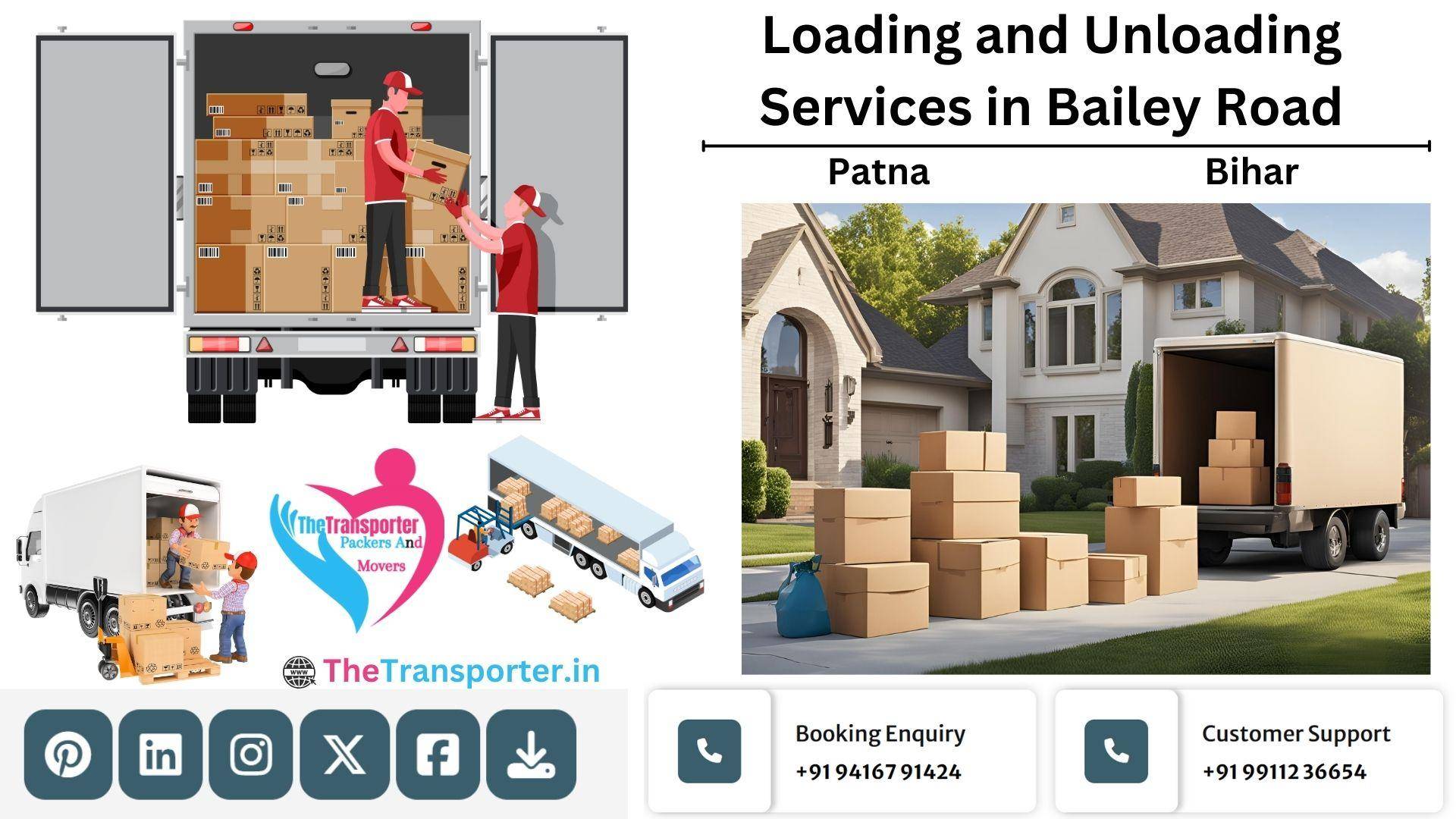 Bailey Road Patna Loading and Unloading Labour Booking