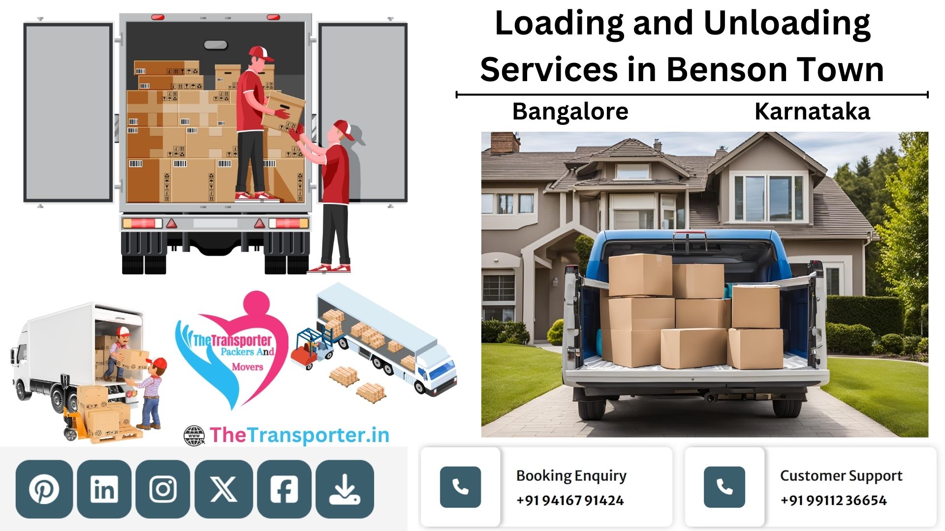 Safe and Skilled Loading Labour in Benson Town Bangalore