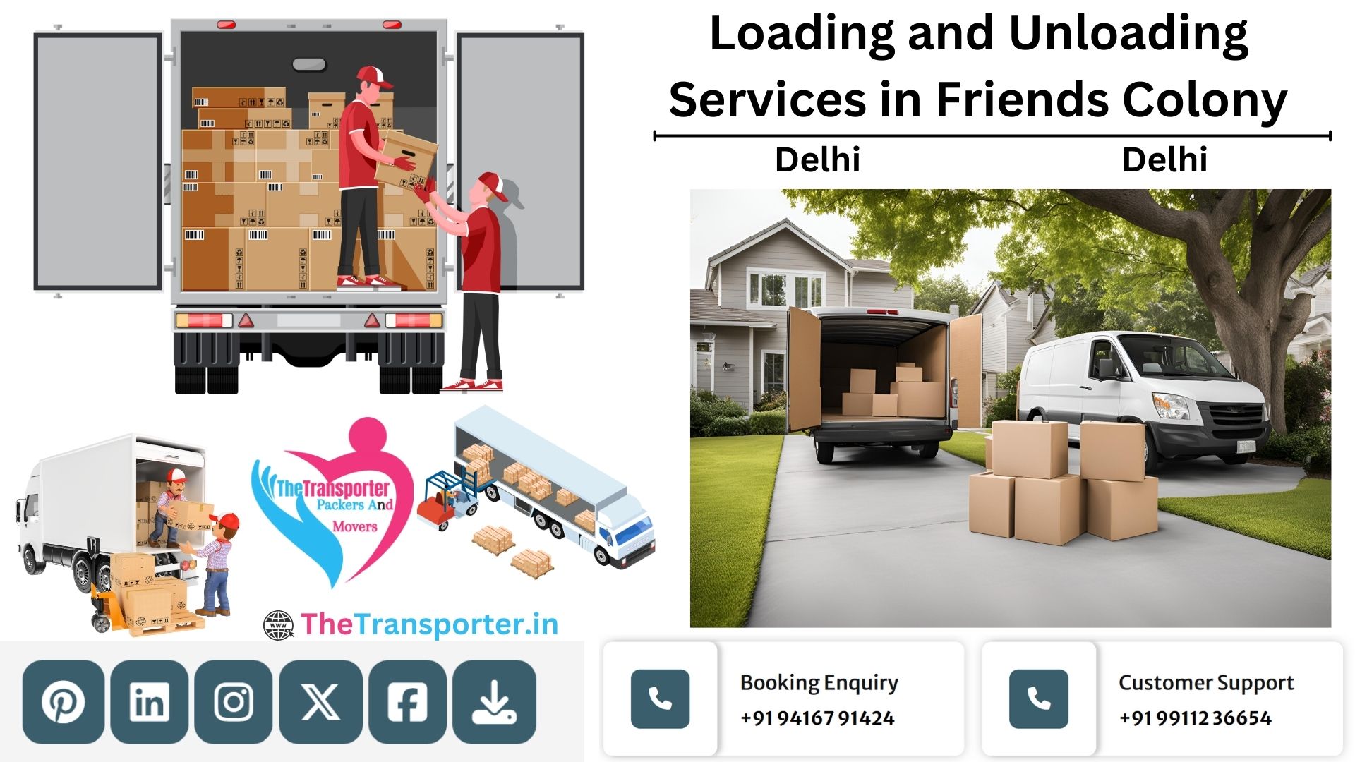 Friends Colony Delhi Loading and Unloading Labour Booking