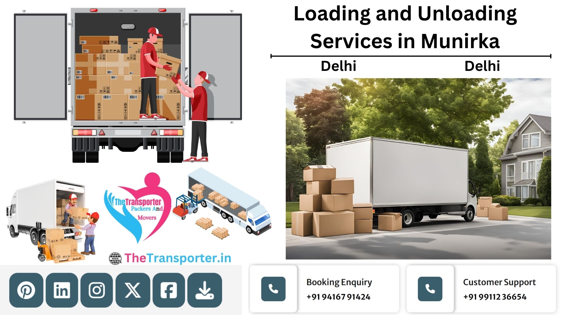 Munirka Delhi Loading and Unloading Labour Available
