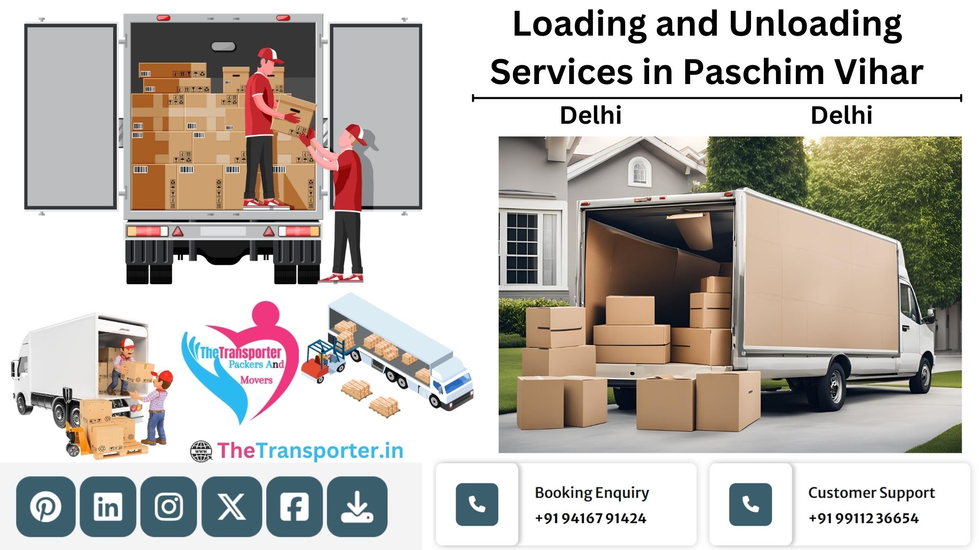 Paschim Vihar Delhi Skilled Loading Unloading Workers