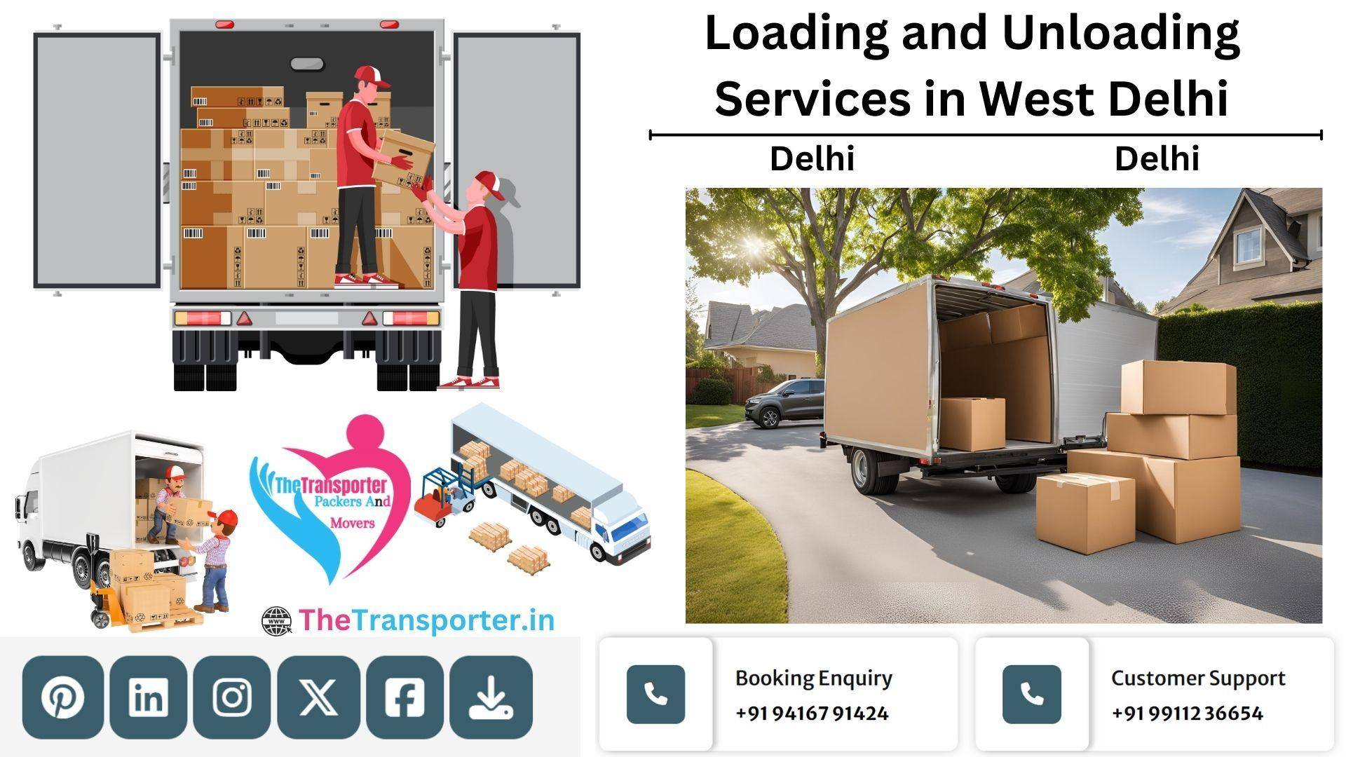 Book Skilled Labour for Loading and Unloading in West Delhi