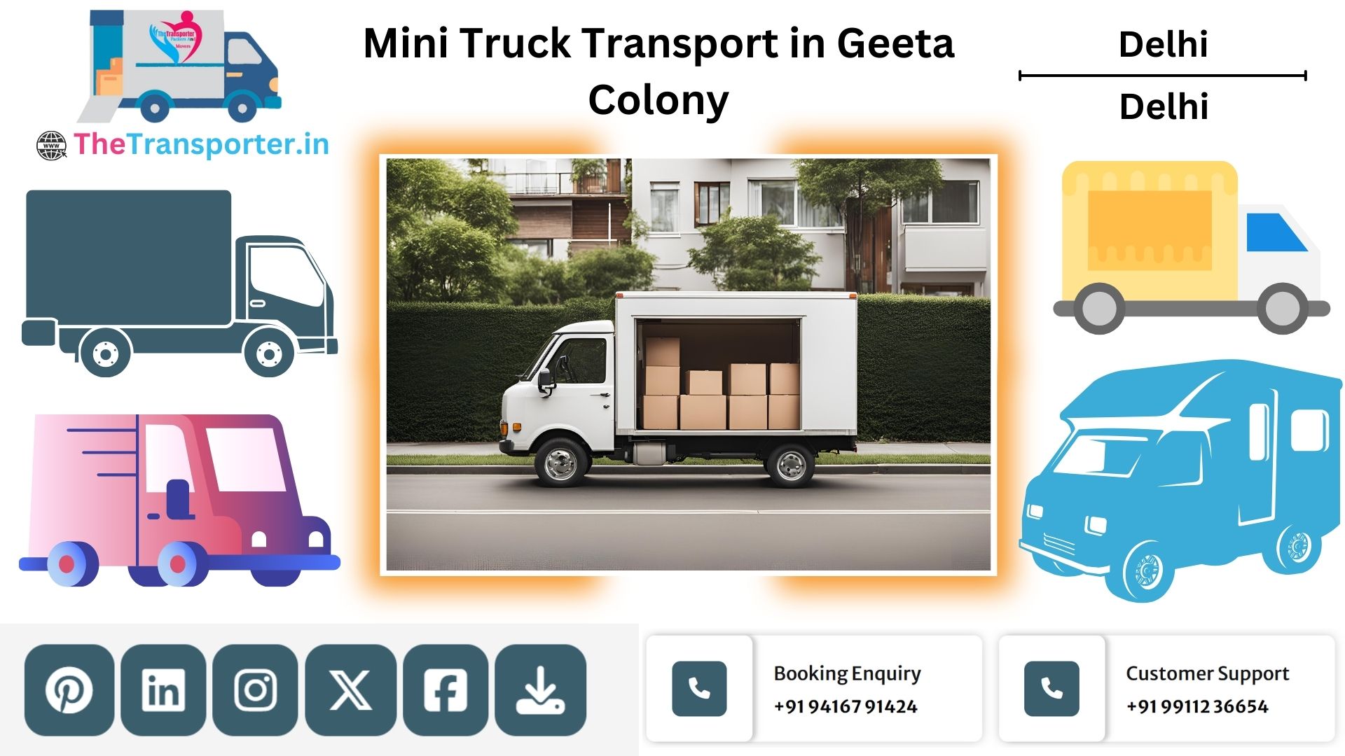 Book Chota Hathi Online Now for Shifting in Geeta Colony Delhi