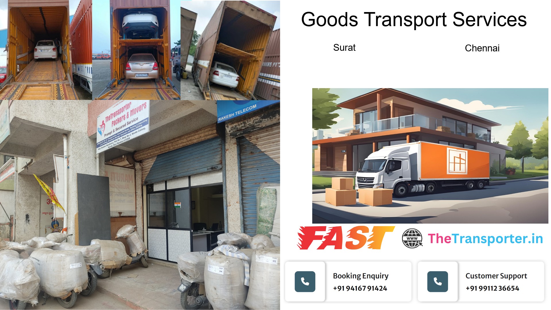 Quality Surat to Chennai Transport Services - TheTransporter