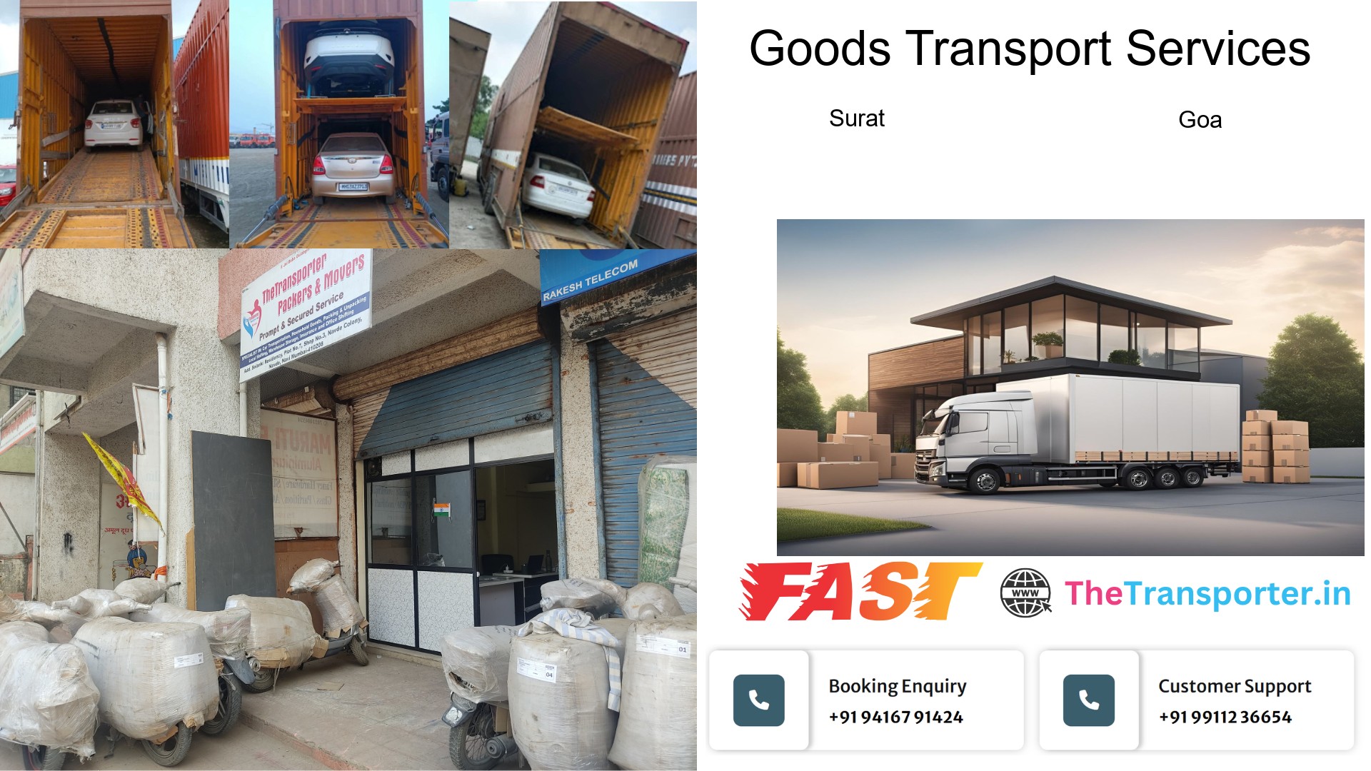 Efficient Surat to Goa Transport Services - TheTransporter